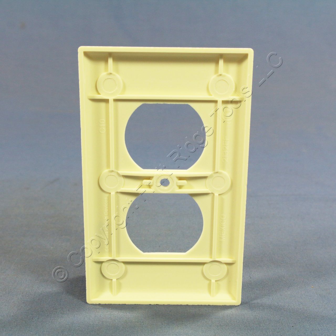 Eagle Almond Standard 1g Outlet Cover Duplex Receptacle Plastic ...