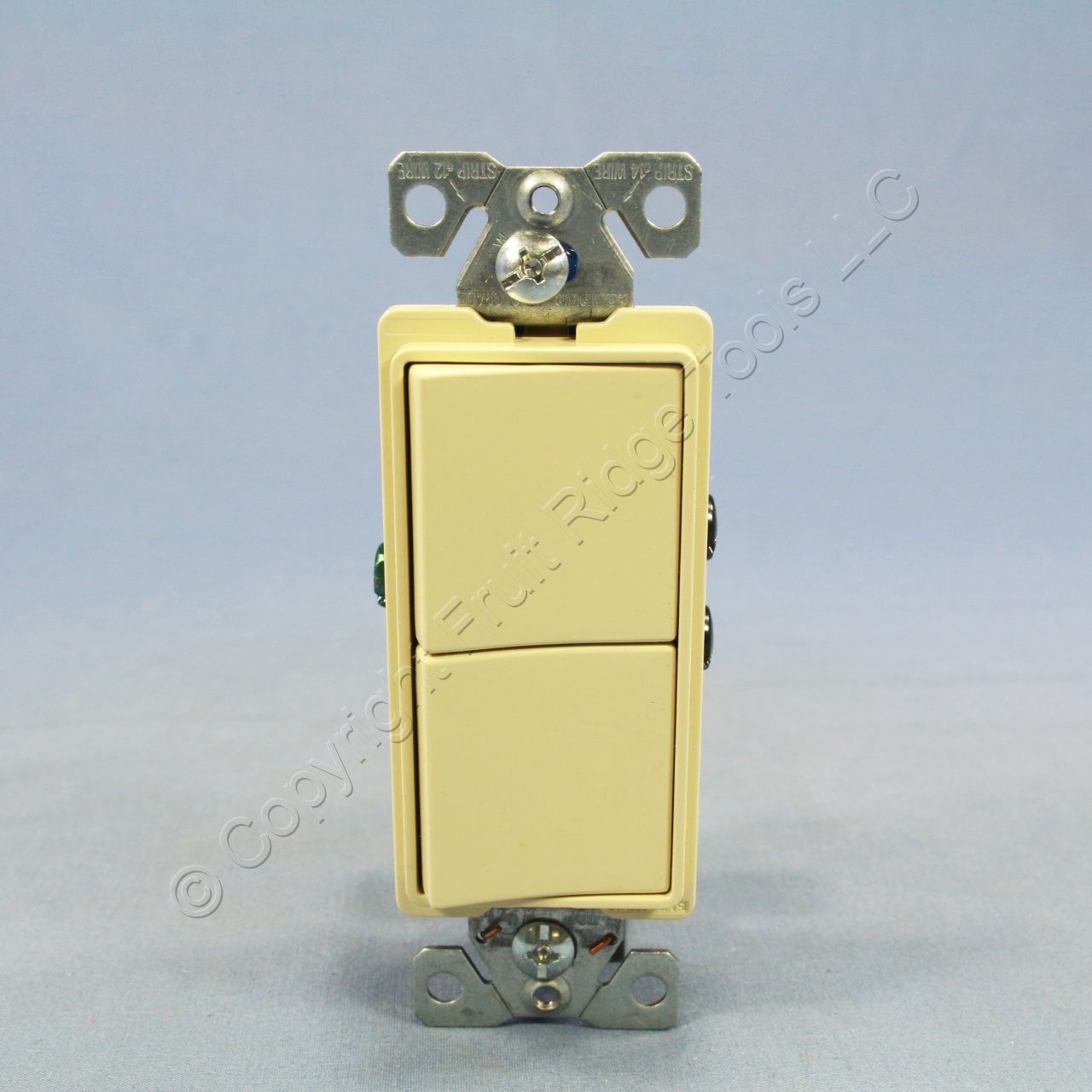 Cooper Combination Decorator Ivory Dual Rocker Light Switch Duplex 15a ...