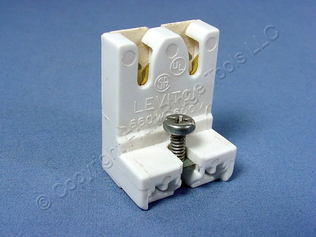 Leviton Fluorescent Lampholder T8 Light Socket G13 Base Leviton Fluorescent Lampholder T8 Light Socket G13 Base