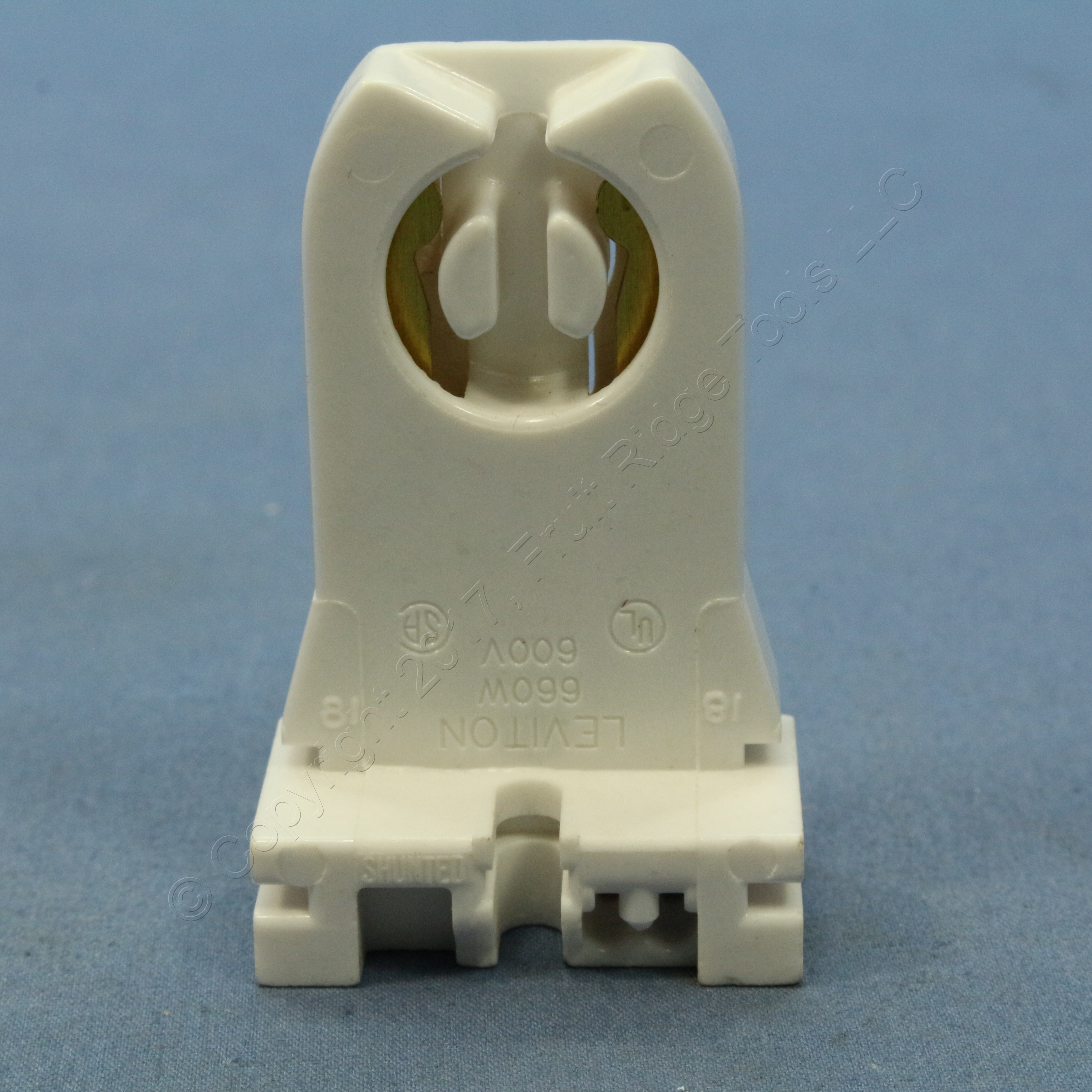 Leviton Fluorescent Lampholder Light Socket T8 T12 Medium Bi-Pin ... Leviton Fluorescent Lampholder Light Socket T8 T12 Medium Bi-Pin ...