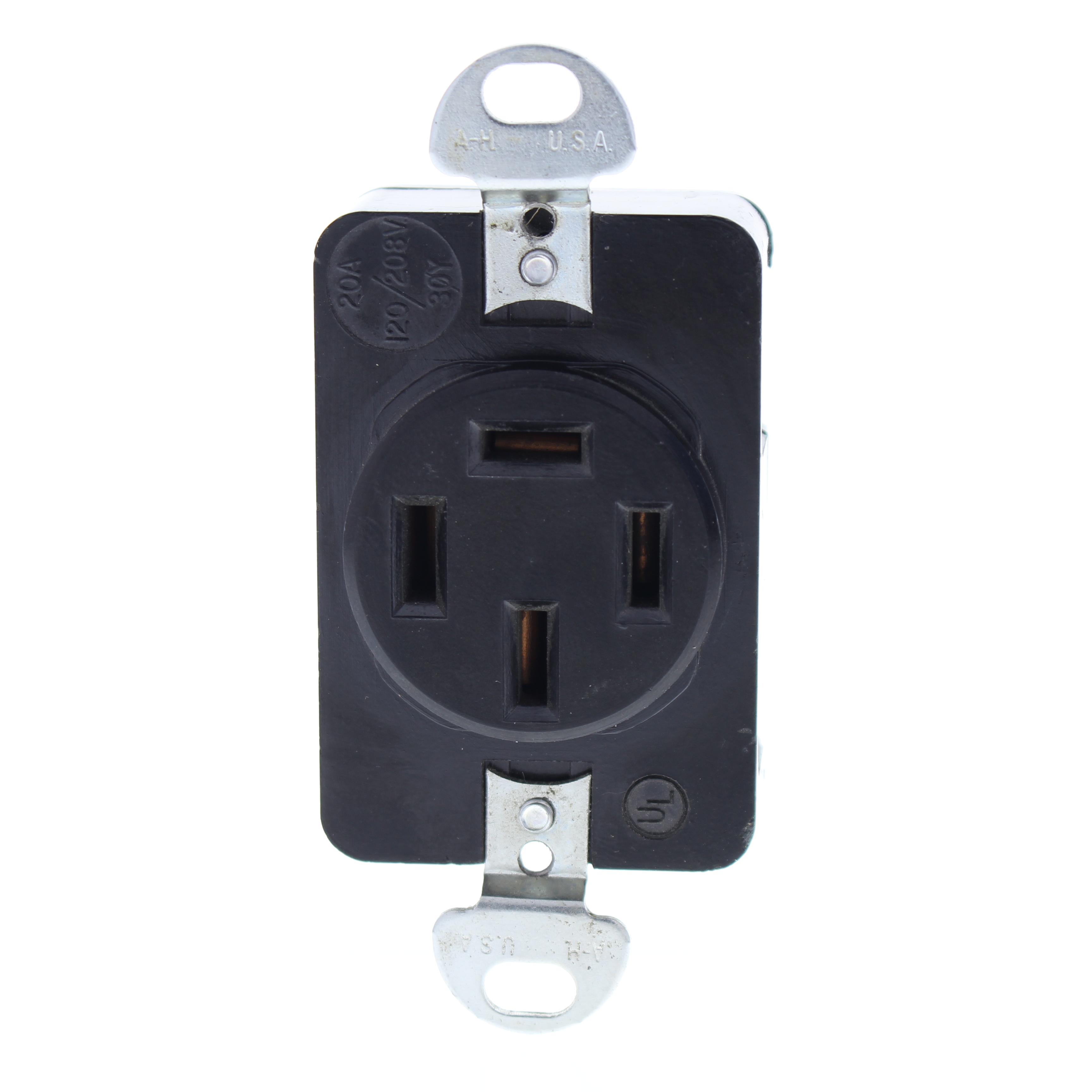 New Leviton Industrial Outlet Receptacle NEMA 18-20R 20A 120/208V 3ØY ...