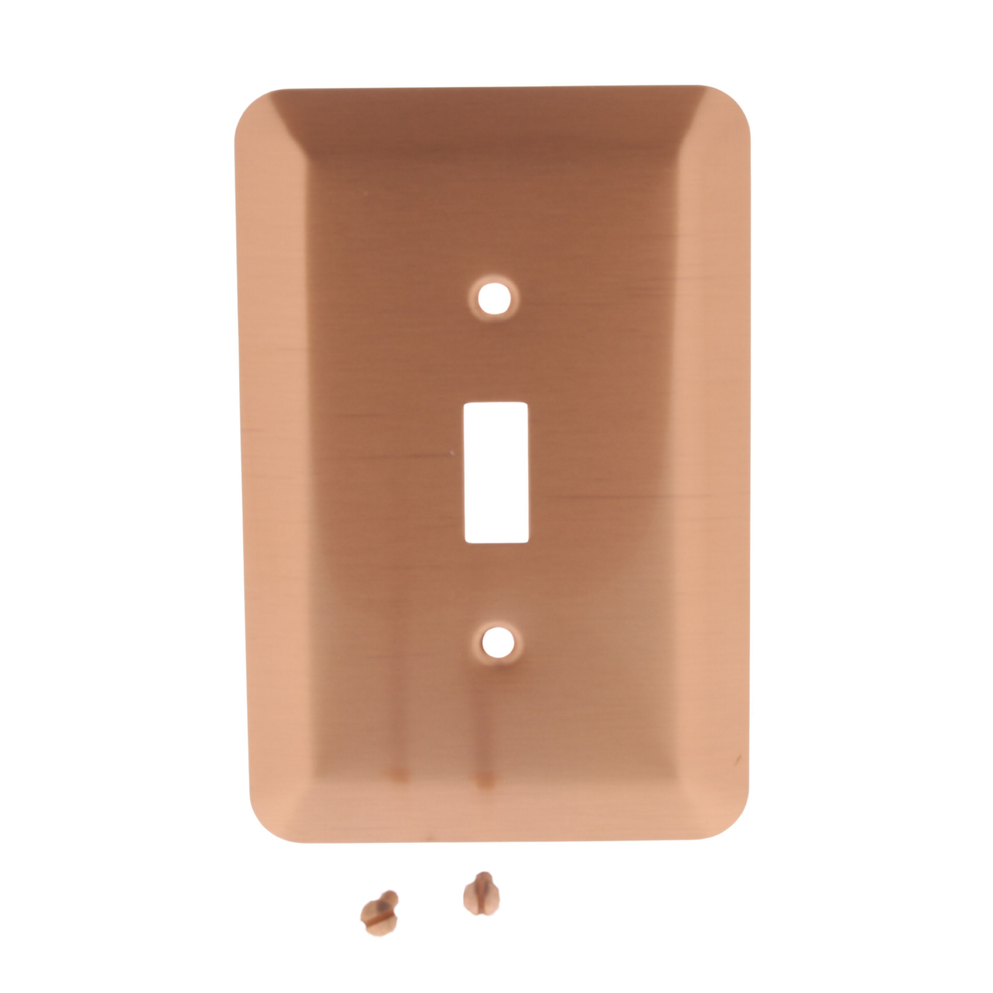 5 Leviton Jumbo Copper Metal Switch Covers Oversize Toggle Wallplates ...
