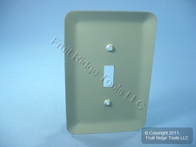 10 Leviton Metallic Green 1G Oversize Toggle Switch Wallplate Covers ...