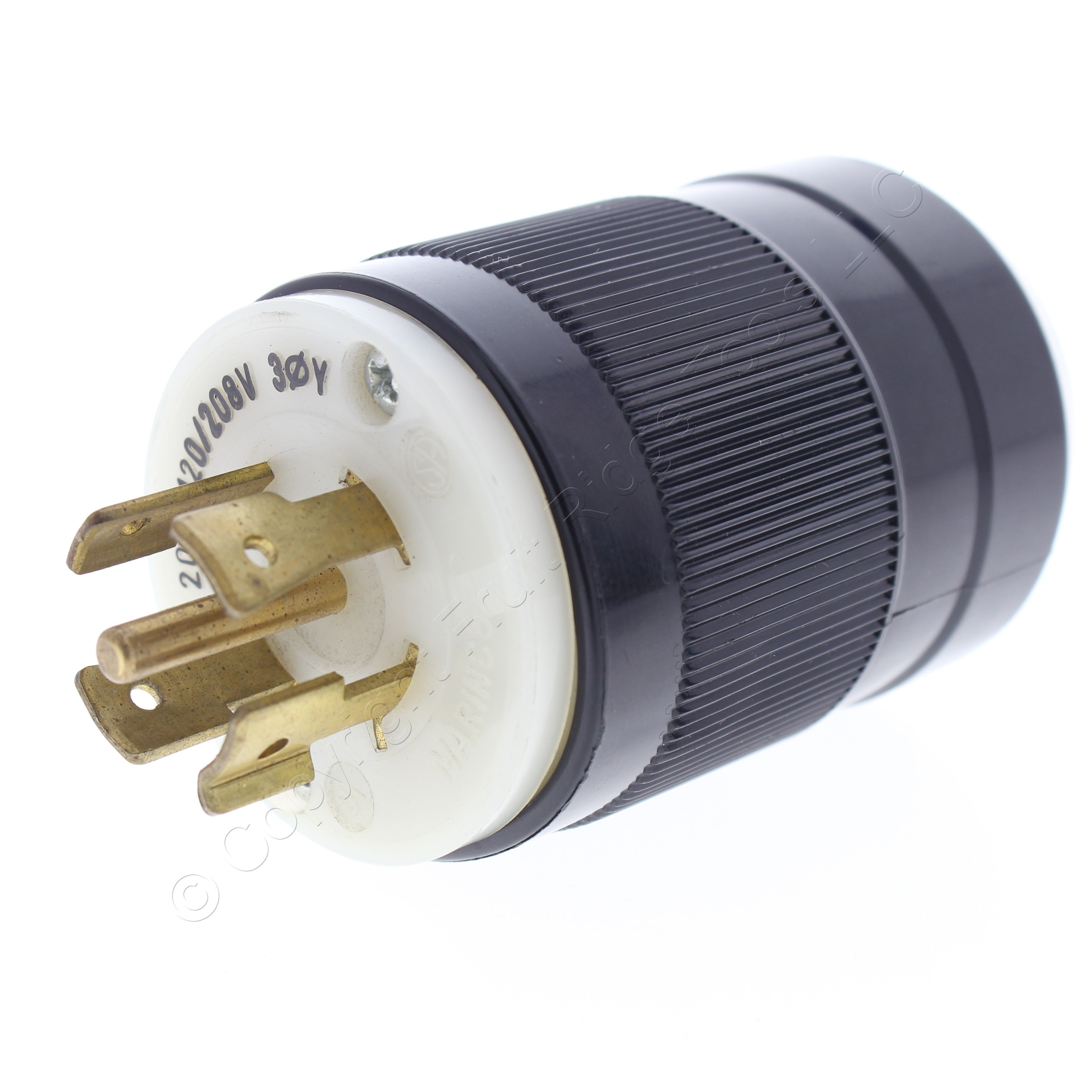 Marinco Turn Twist Locking Connector Plug NEMA L21 20 20A 120 208V 3 