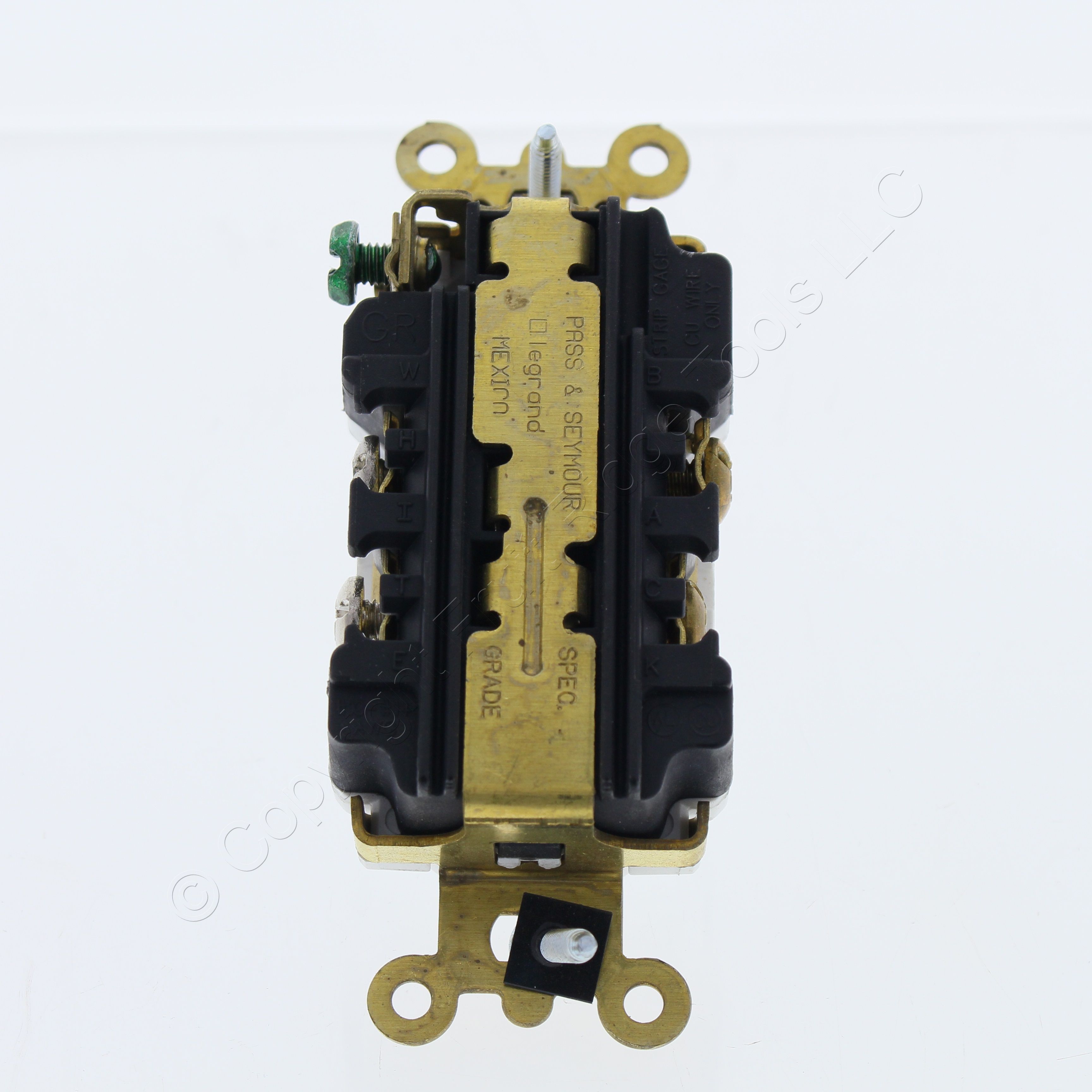 Pass & Seymour Tr63-w Tamper Resistant Spec Grade Duplex Receptacle 20a ...